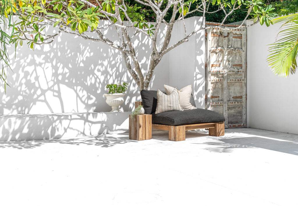 Simbah Bench Low | Luxury Natural – Uniqwa Collections
