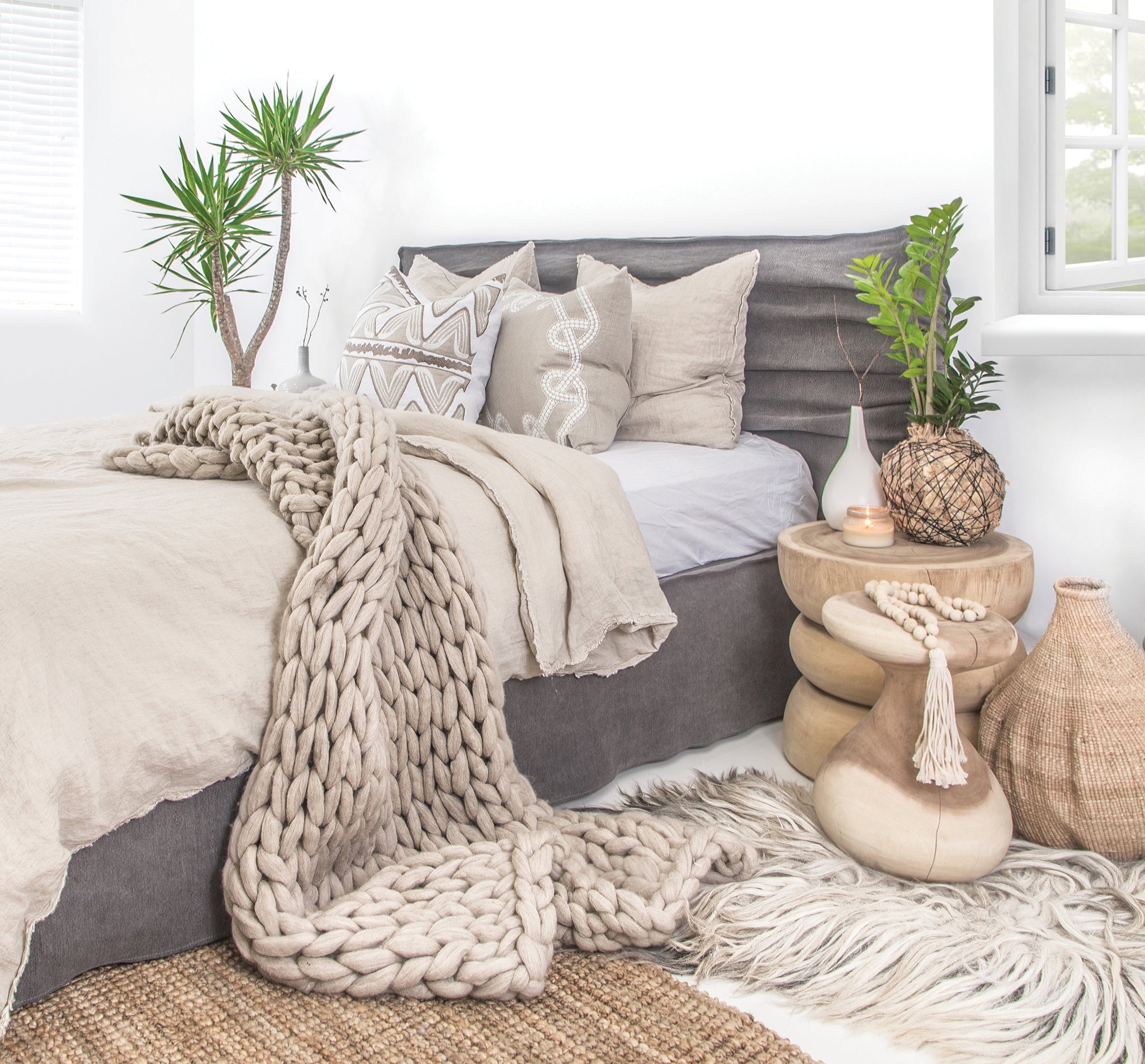 100% Organic Pure Wool Plaid | Natural – Uniqwa Collections