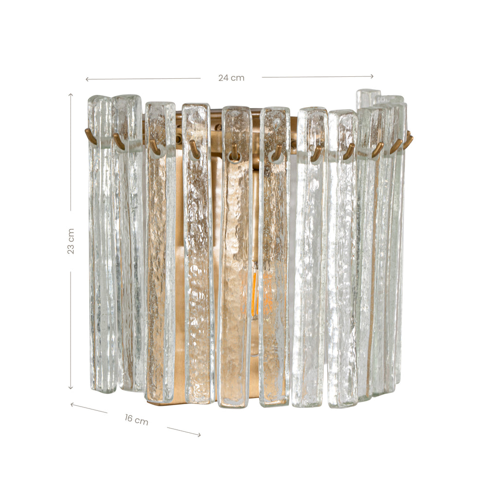 Hailu Glass Wall Sconce – Uniqwa Collections