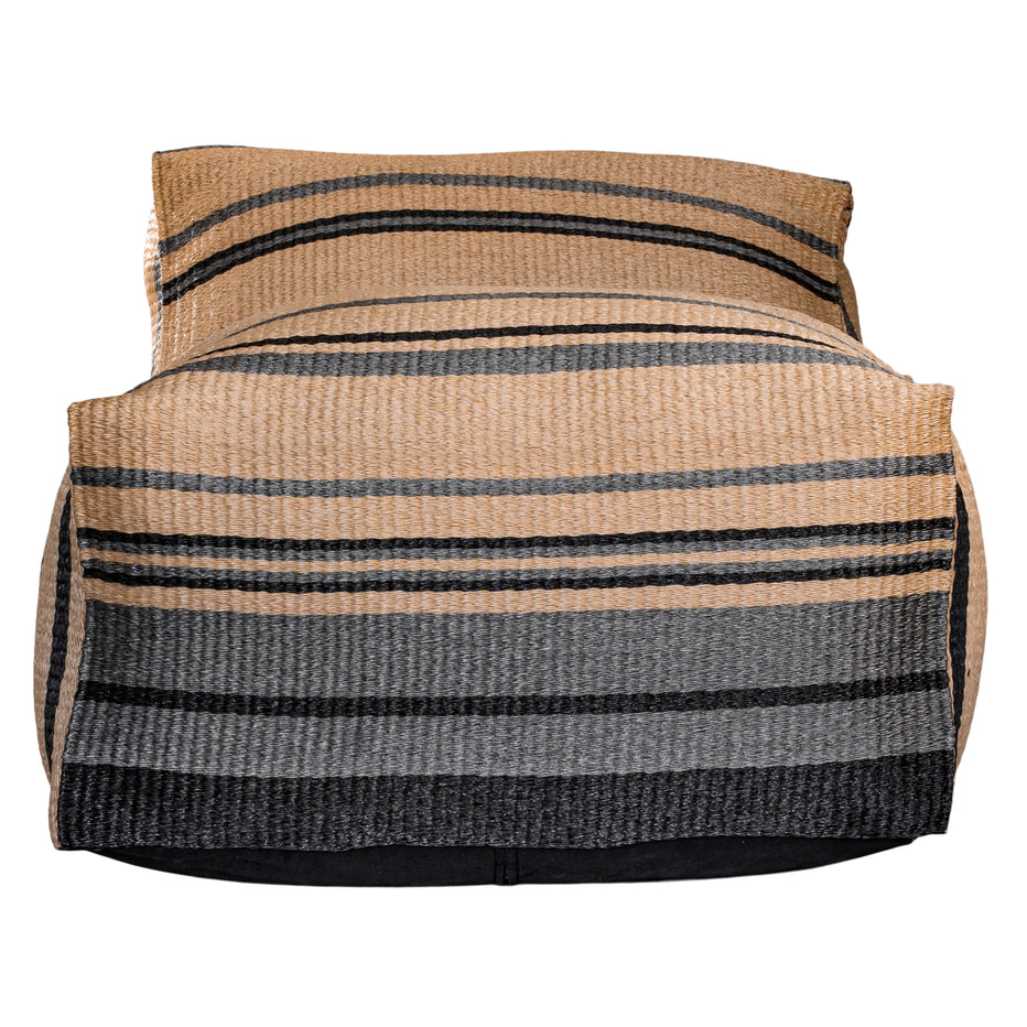 Idube Outdoor Lounger | Natural Stripe – Uniqwa Collections