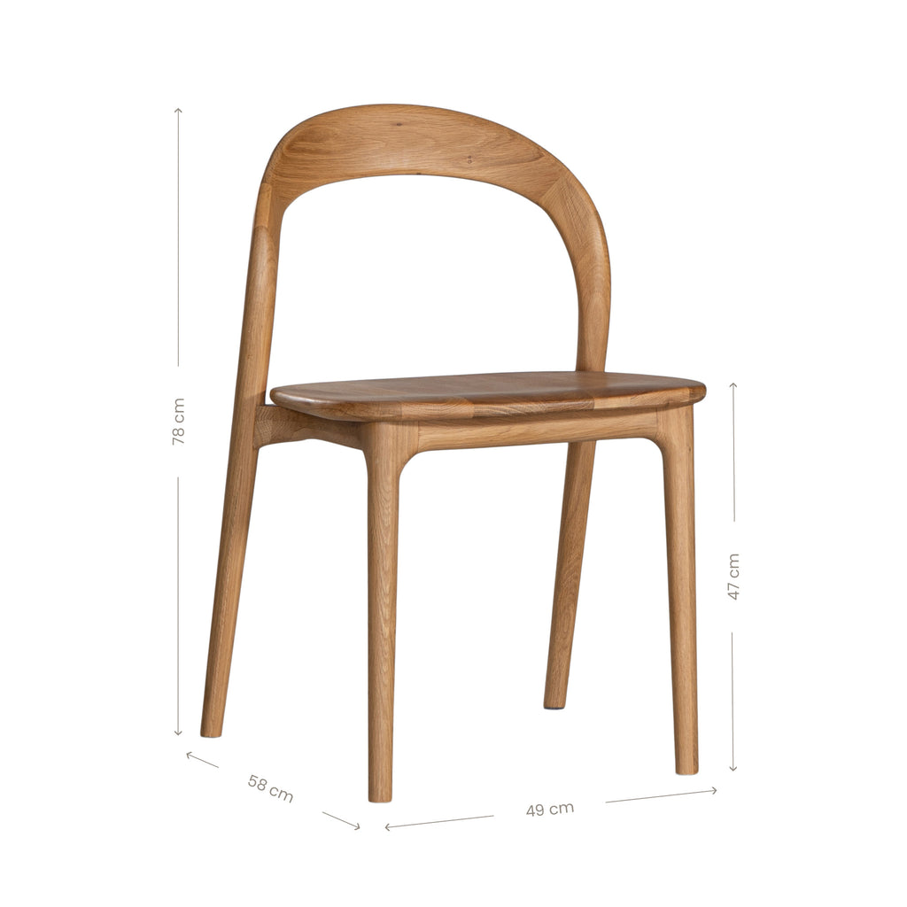 Loki Oak Dining Chair – Uniqwa Collections