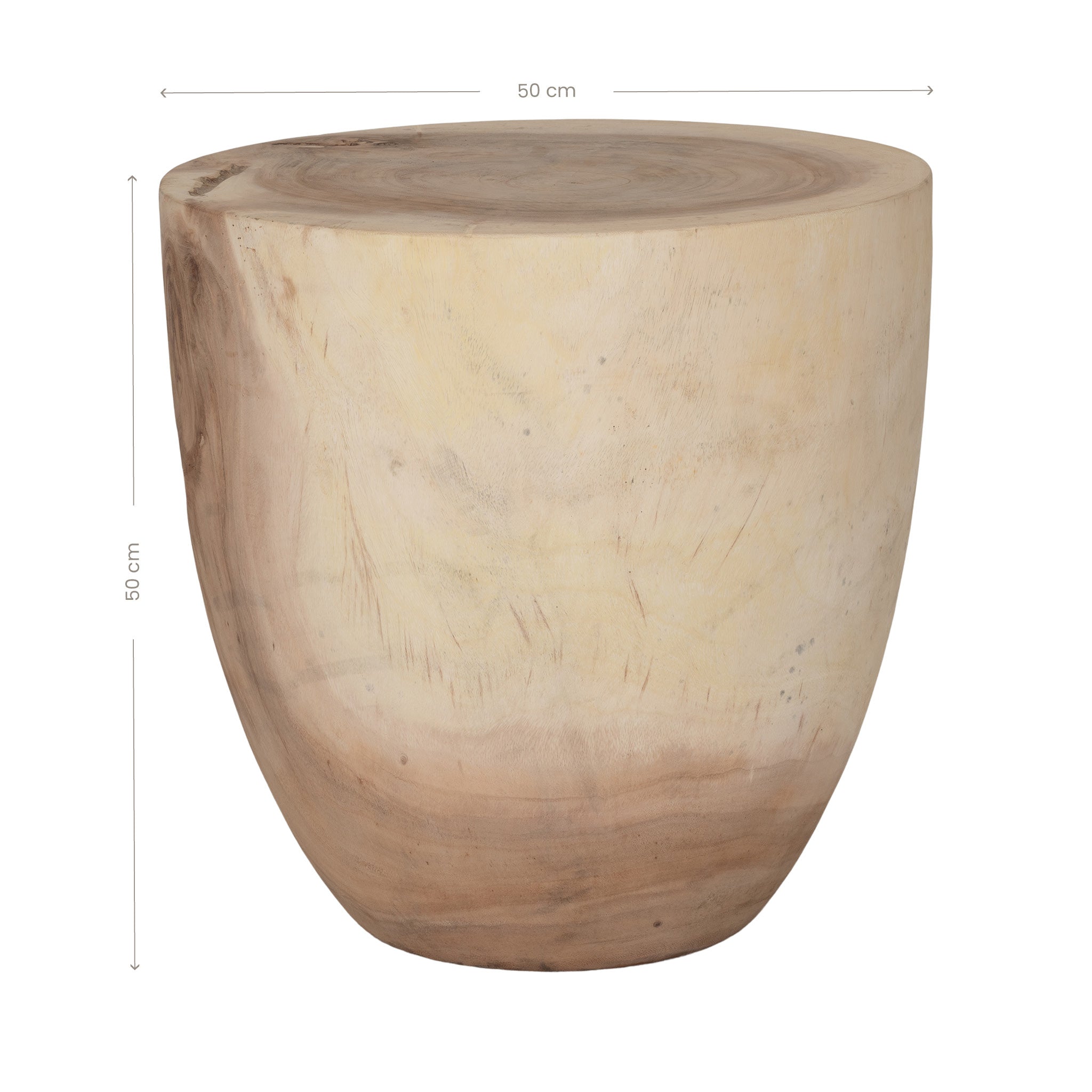 Stomp Side Table | Natural – Uniqwa Collections